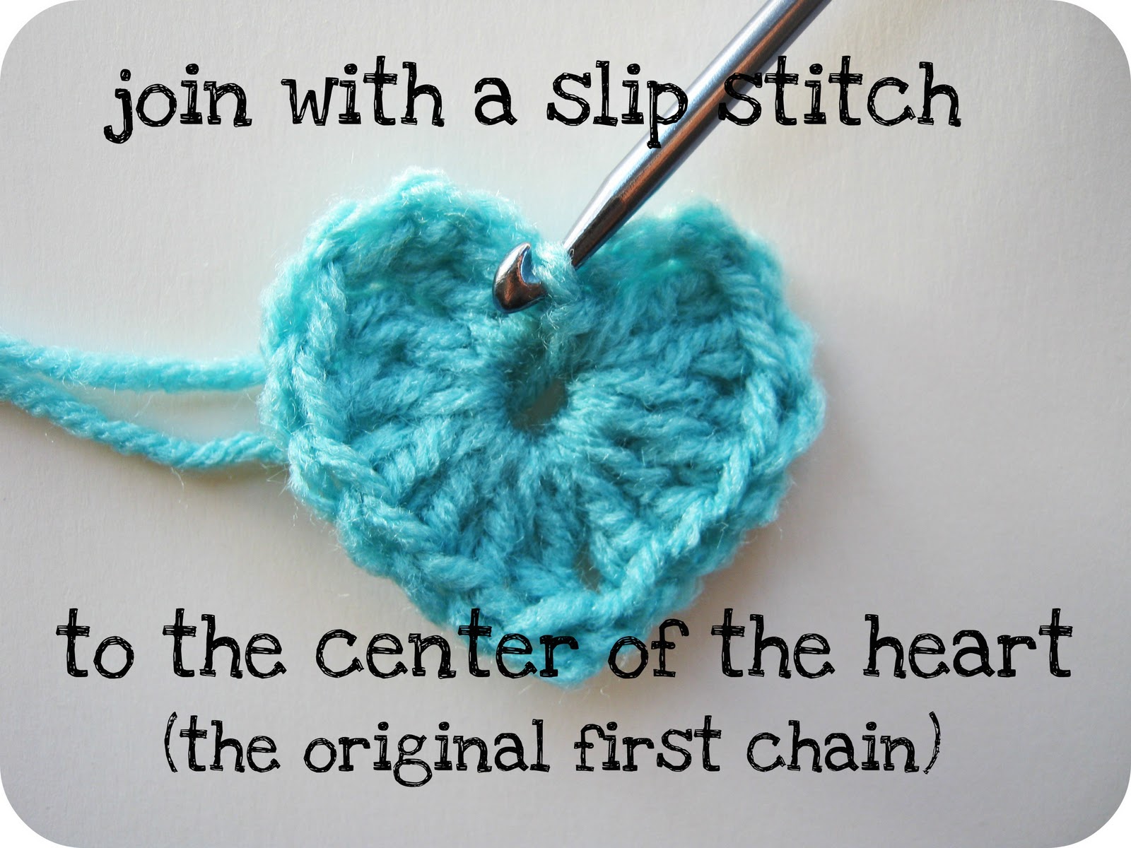 Råd och tips: Hur man virka ett hjärta