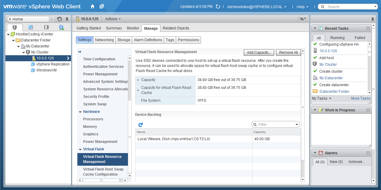 Hostile Coding Vmware Automating Vfrc Deployment With Powercli