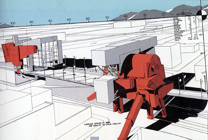 Flyer One: Alien Architecture: Archigram, Wes Jones y Yaohua Wang