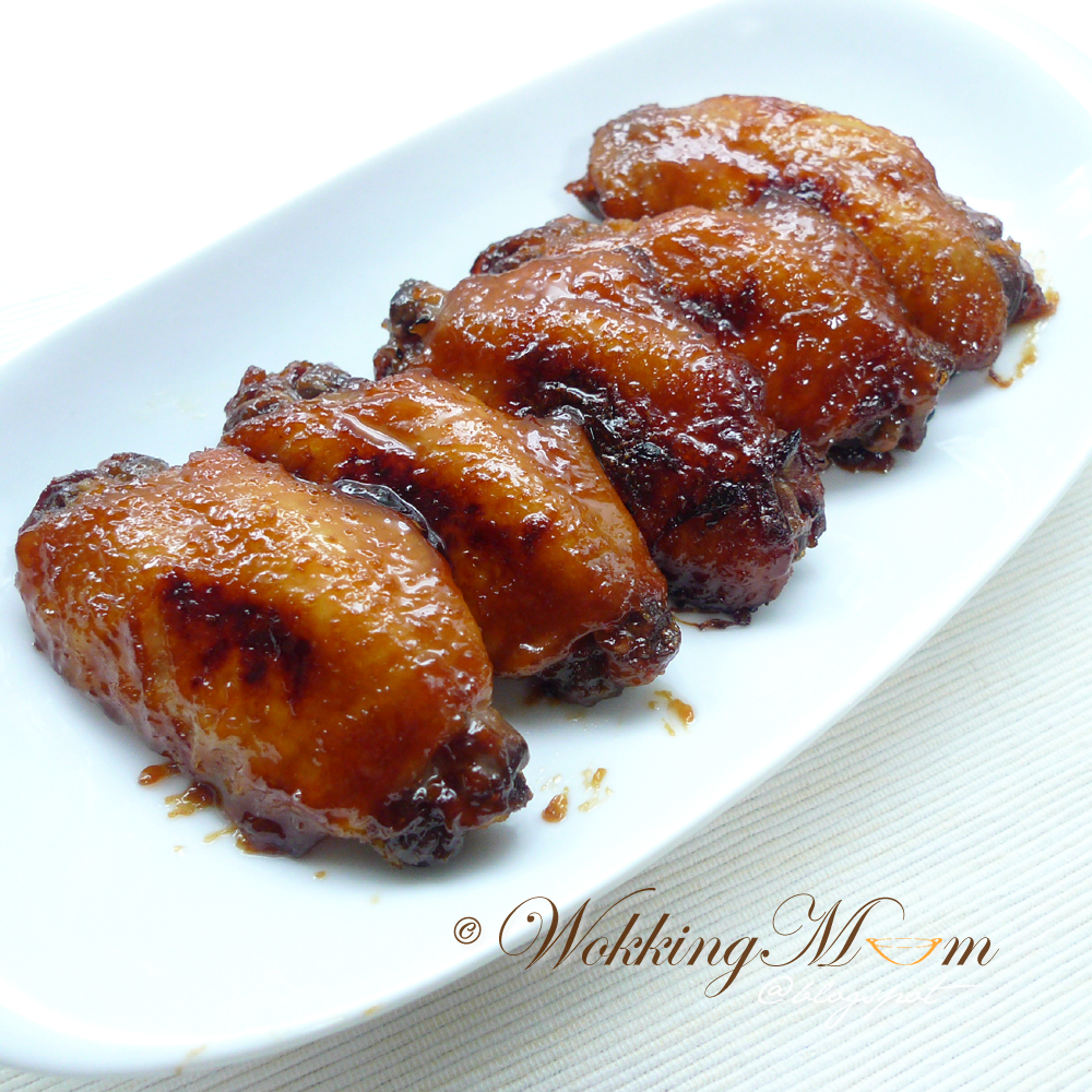 Let's get Wokking!: Tangy Hoisin Winglets 酸味海鲜酱烤鸡翼 | Singapore Food ...