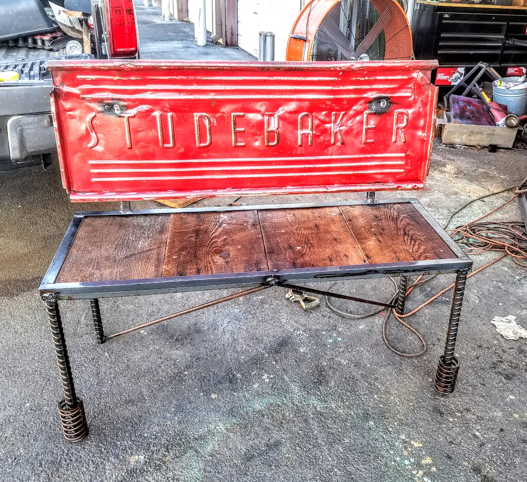Car Part Furniture - Truck Benches - Chain Art Furniture