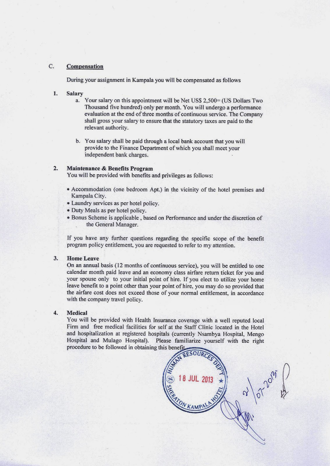 Bank Appointment Letter Sample | Master of Template Document