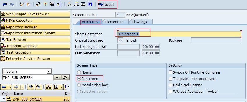 TECHSAP : Sub Screen Use in Module Pool Program
