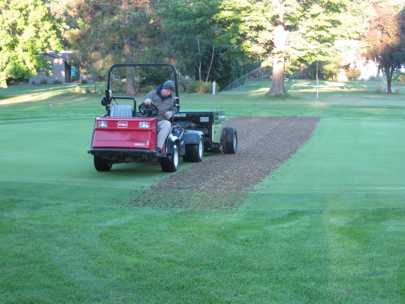TCCC Grounds Blog: Our Greens Aerification Process