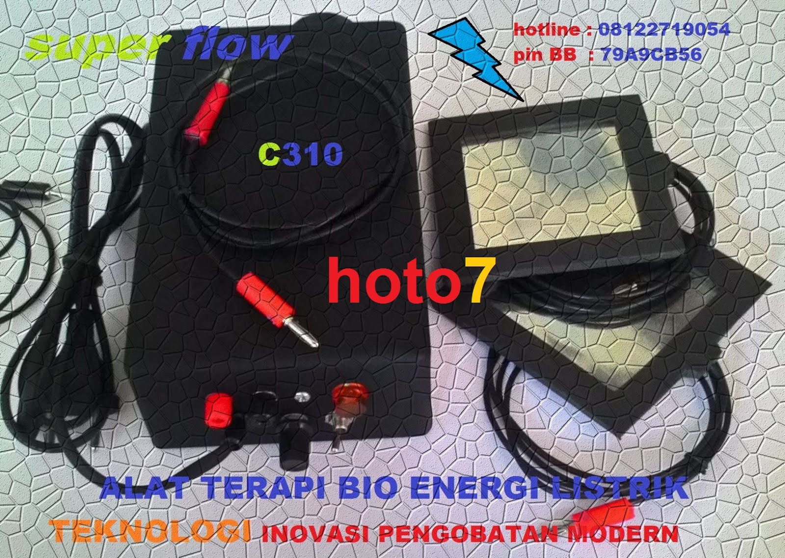 ALAT TERAPI LISTRIK MODERN : Meridian jalur energi jari manis pasien