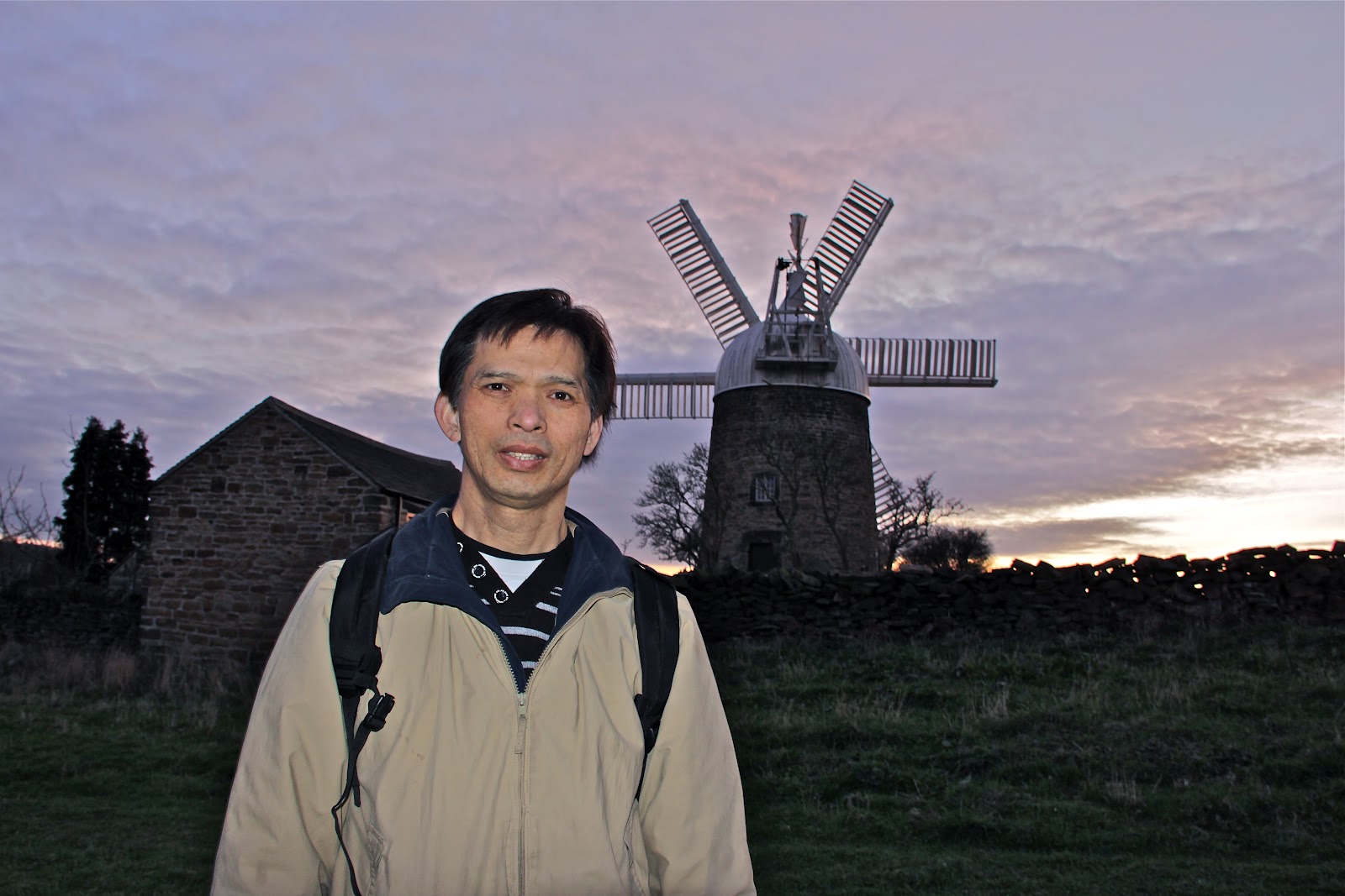 Travelling Diary: Sunset at Heage Windmill,Derbyshire