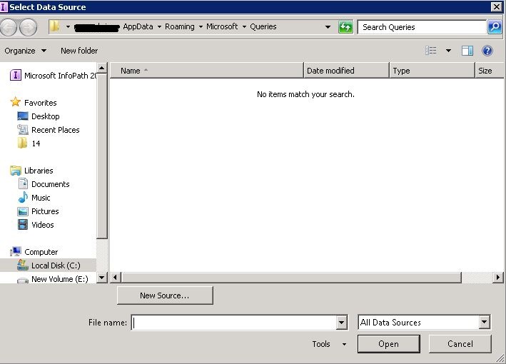 sharepoint: Display SQL table in InfoPath form - Part One