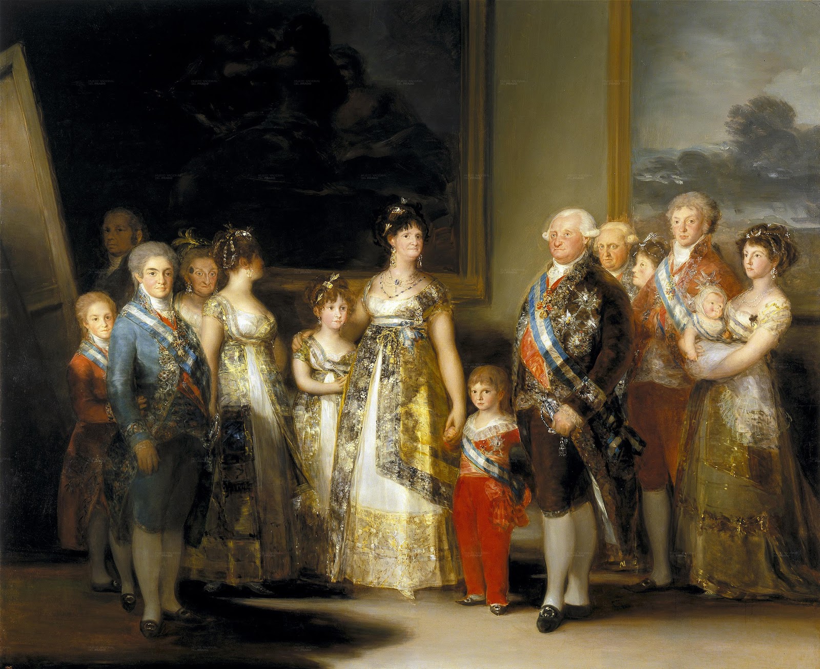 cuadros que ver: La familia de Carlos IV - Francisco de Goya