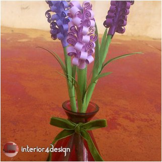 DIY Swirly Paper Flowers - Interior4desigN