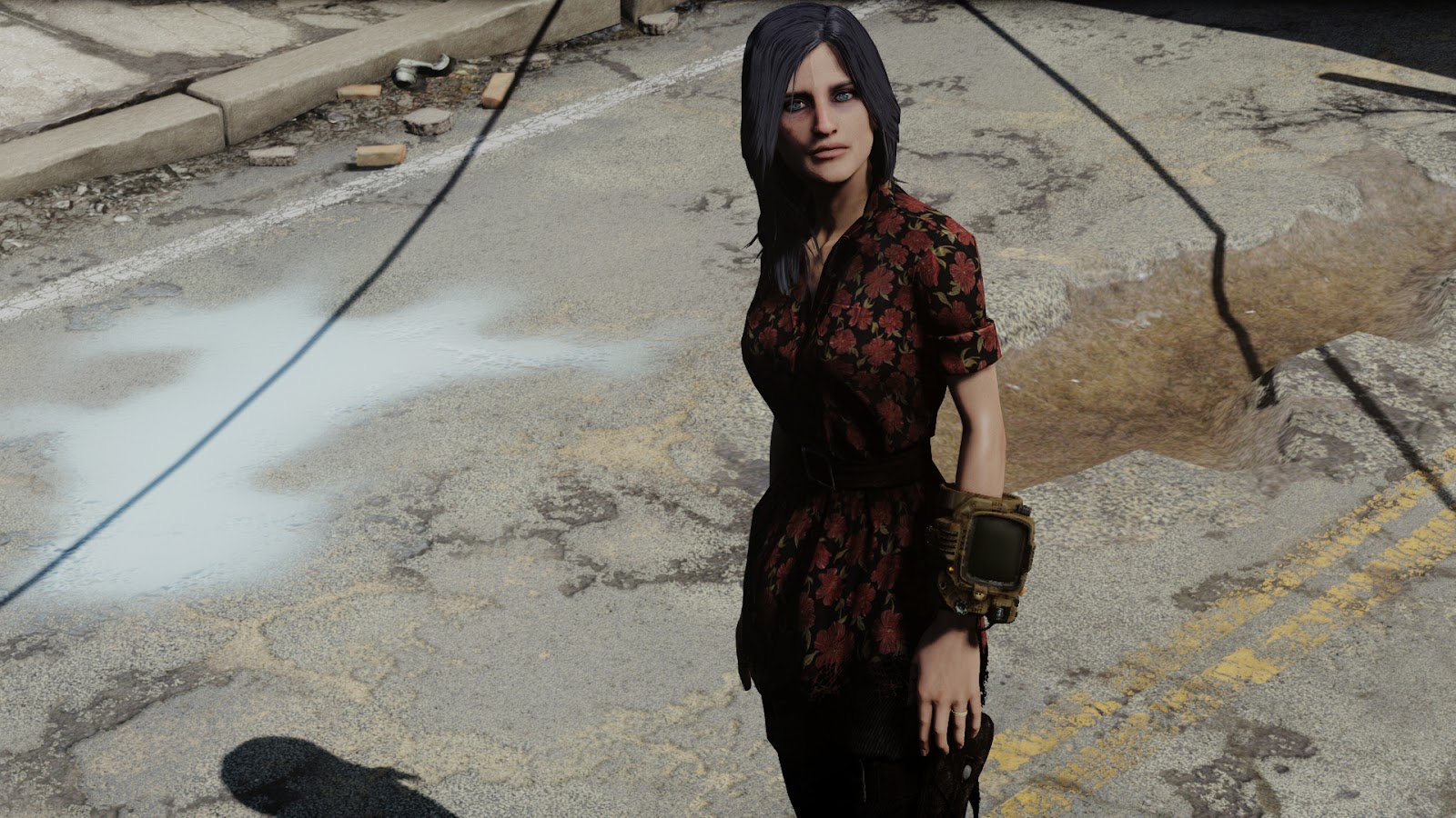 Floral dress for Fallout 4 - Vobla's creatures