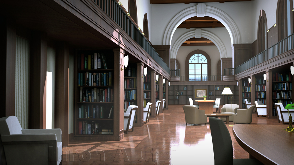 Animation Blog - Liron Aluf: A Library Rendering