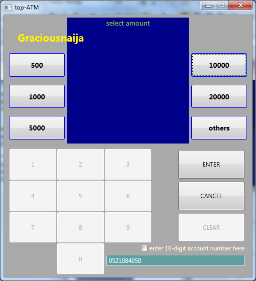 Design and Implementation of ATM Software for Major Nigerian Languages ...