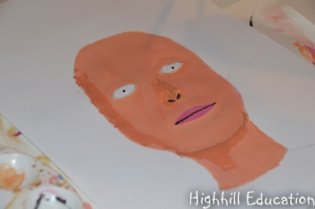 Highhill Homeschool: Grant Wood Art Activity