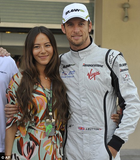 Jenson Button with Girlfriend Pics | All Sports Stars