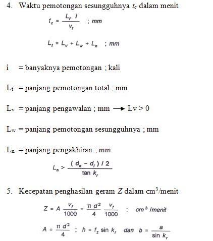 Elemen dasar proses gurdi (drilling) - Teknik Mesin
