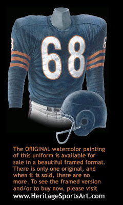 Chicago Bears Uniform and Team History | Heritage Uniforms and Jerseys ...