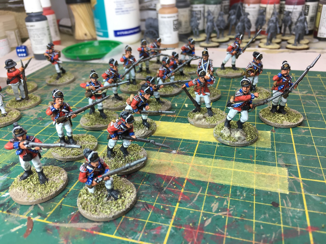 The Tactical Painter: AWI British Light Infantry 28mm