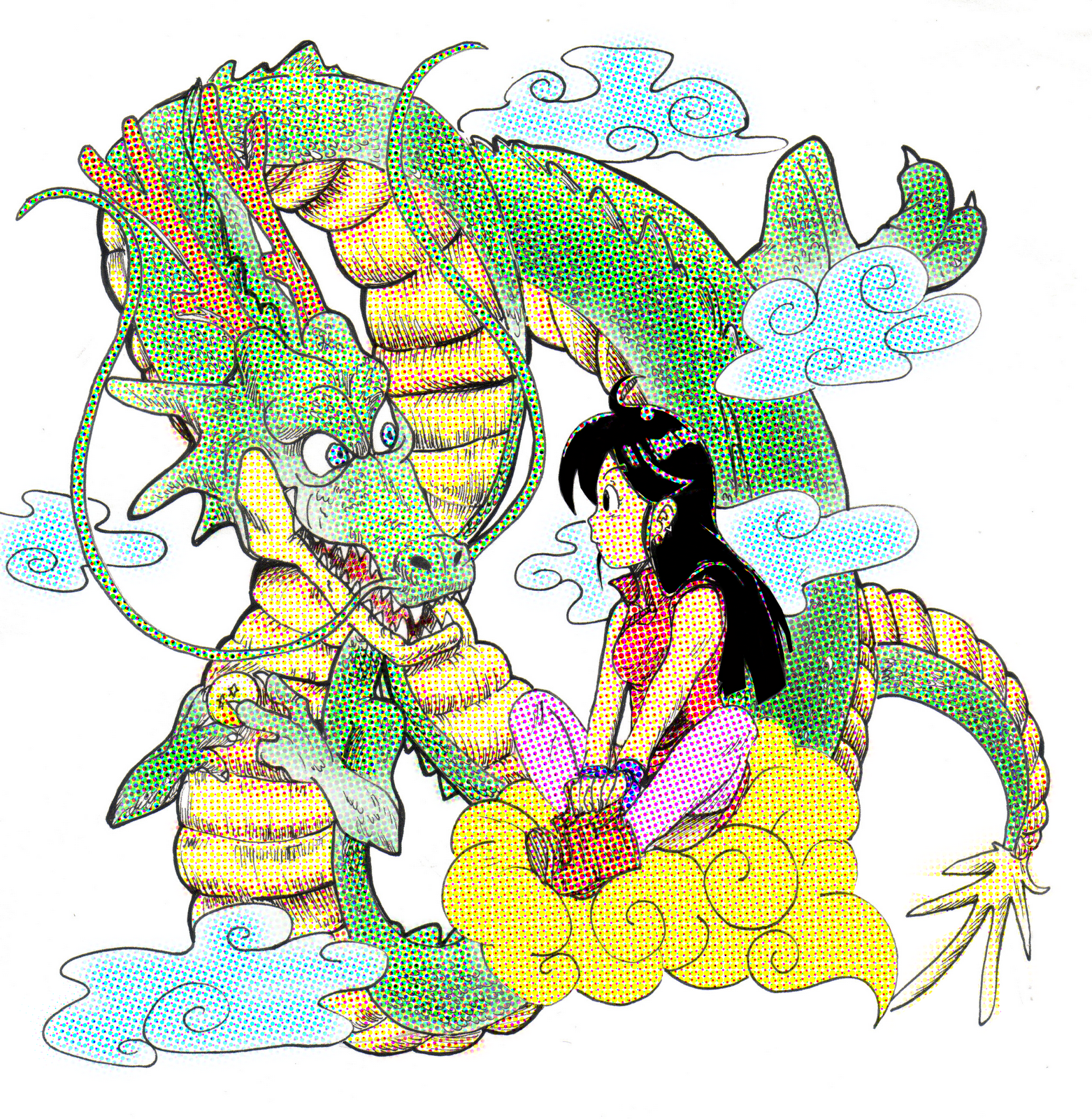 Art!: Fanart de Dragon Ball Z/GT: Pan -diseño adolescente- y Trunks