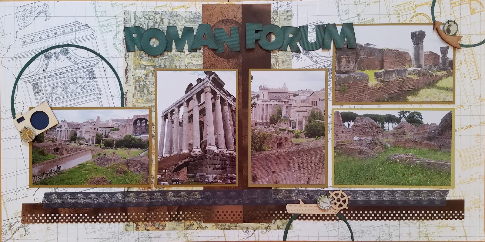Rockin Paper Scissors and Glue: Roman Forum
