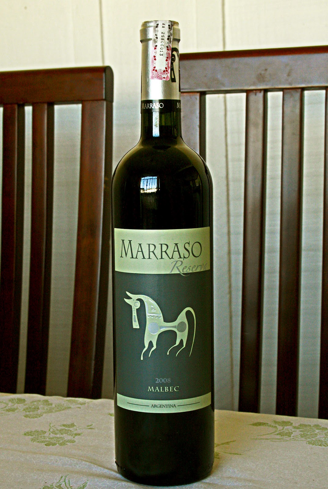 bitácora hedonista: Marraso Reserva 2008