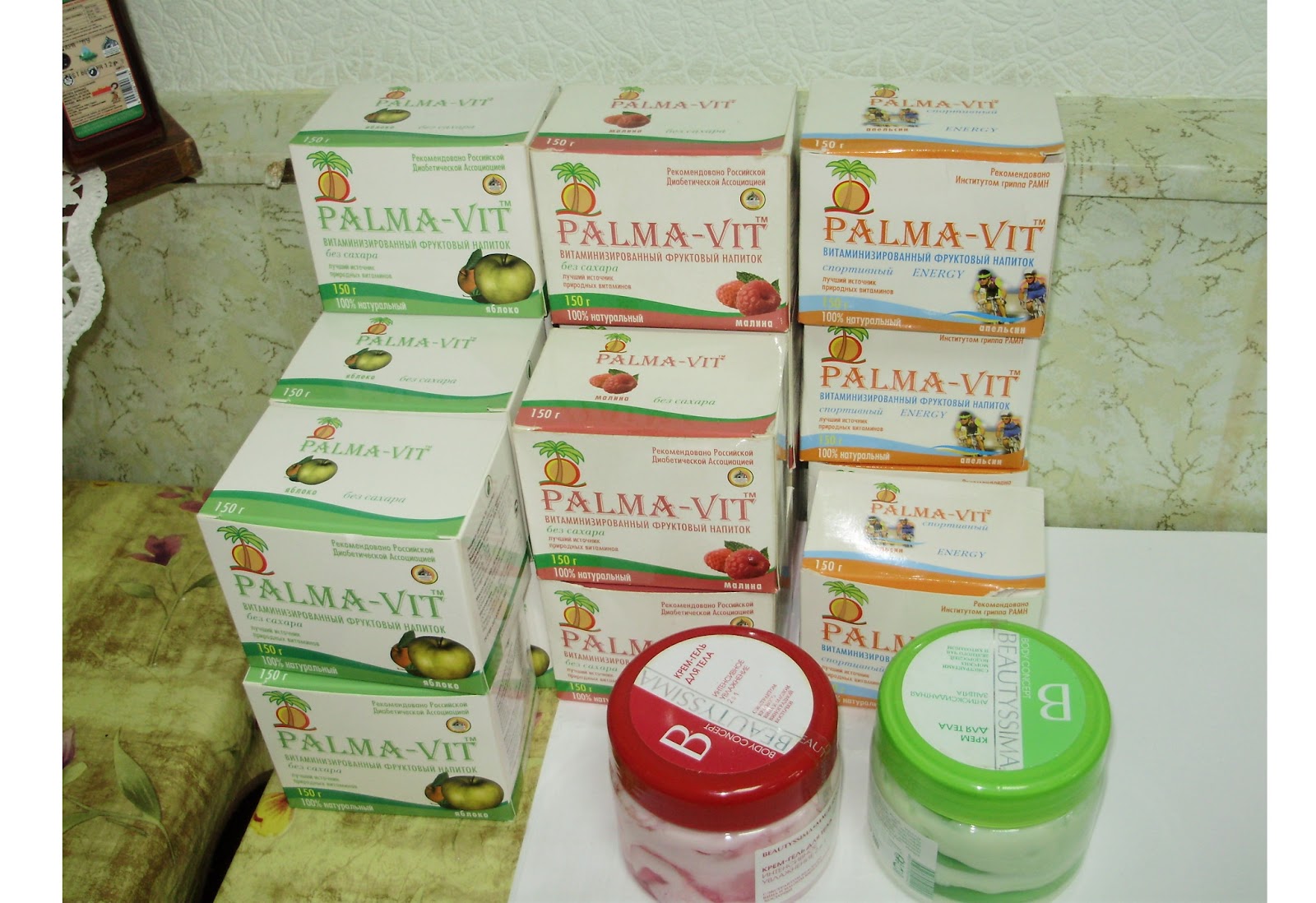 Aue: Витаминизированные напитки PALMA-VIT