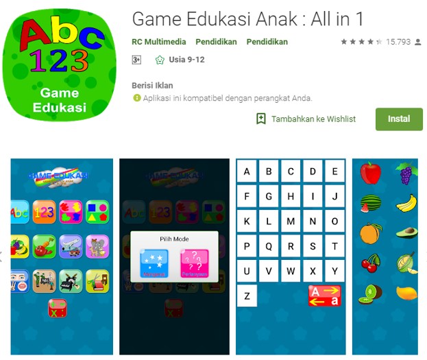 6 Game Edukasi Anak Terbaik Di HP Android Untuk Pengembangan Potensi ...