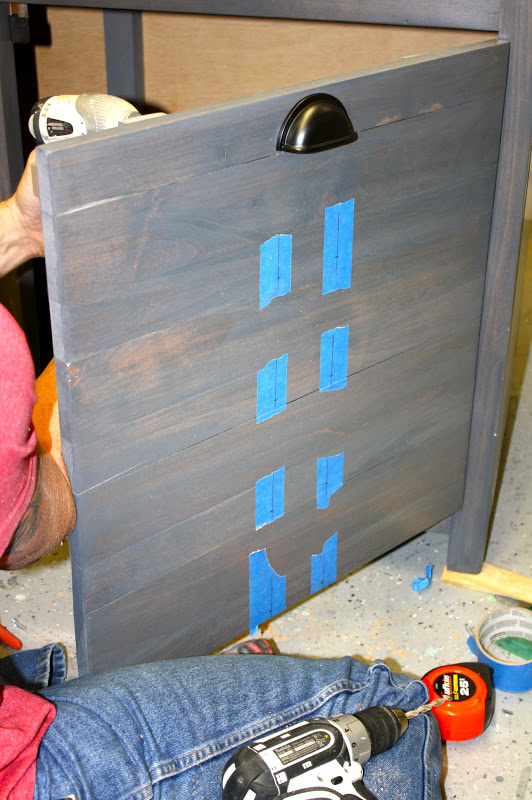 MakeMePrettyAgain: Printer Cabinet Finally done! RH knock-off!