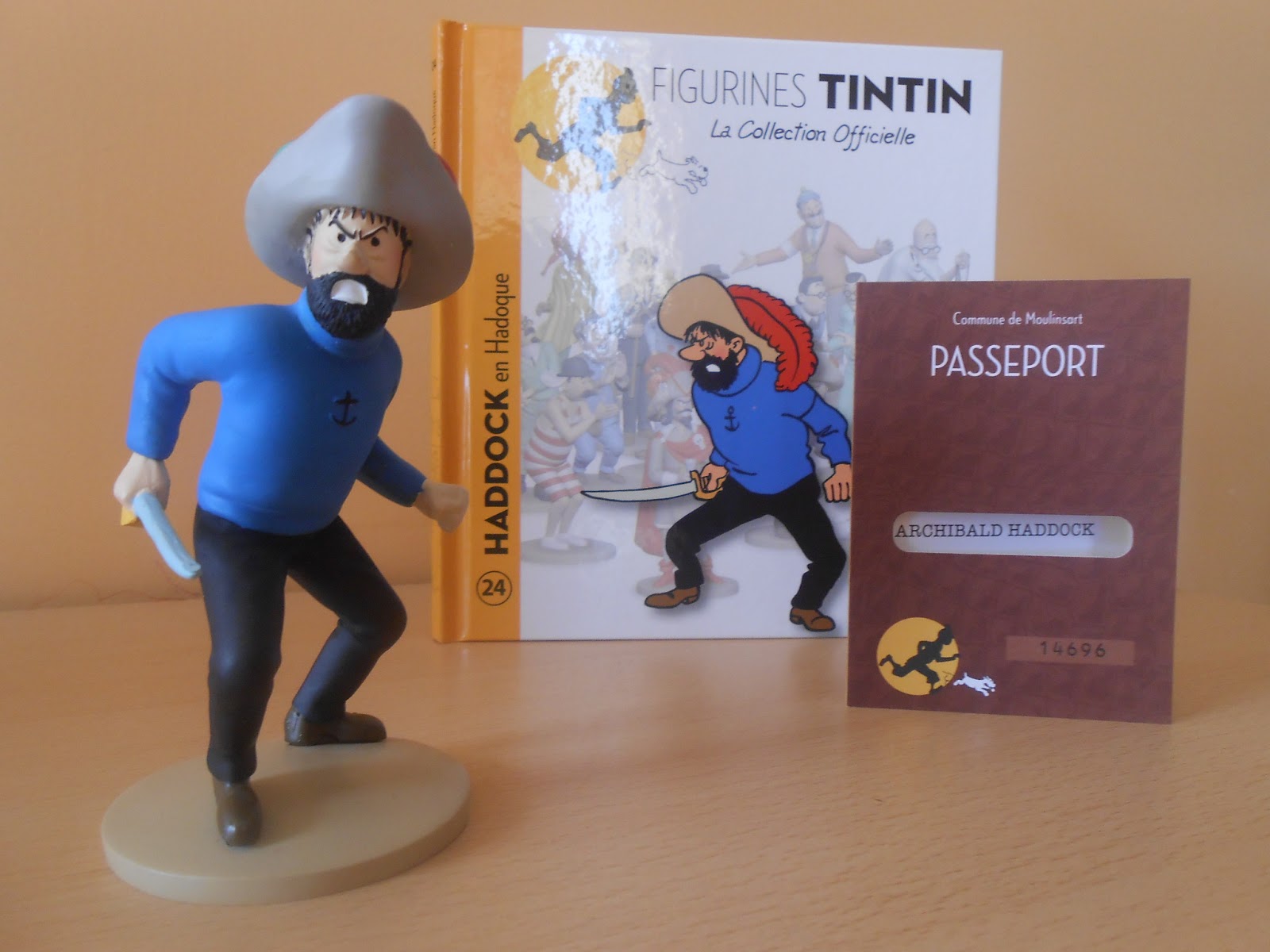 Tintin & moi: Figurine officielle n°24 Haddock en Hadoque