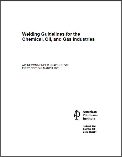 API RP 582 - API RECOMMENDED PRACTICE 582 ~ Petroleum Library