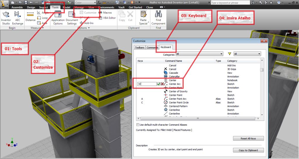 dacprofissional: Criar/Personalizar comandos e atalhos no Autodesk Inventor