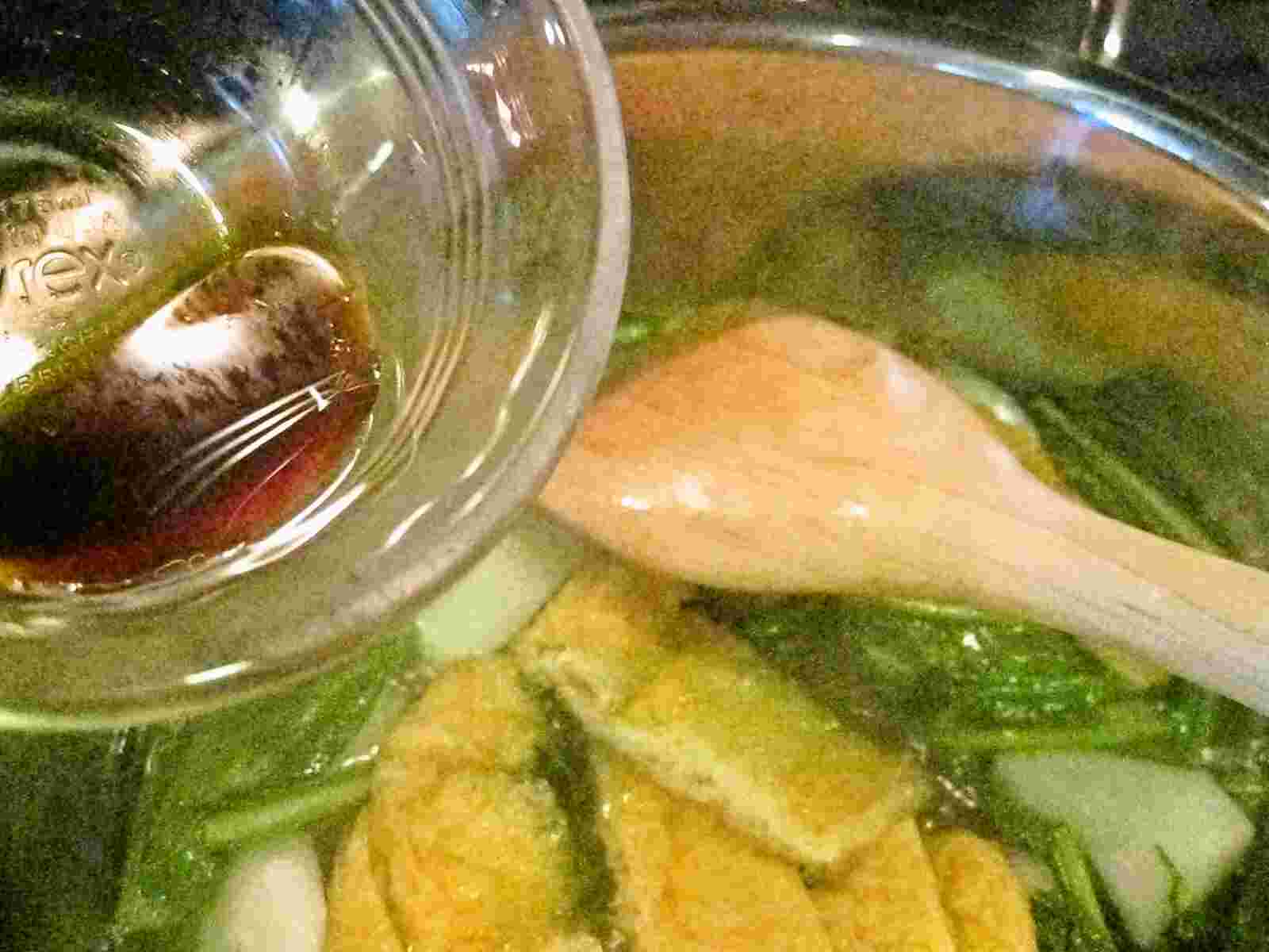 Recipes for Tom: Kabu to usuage no nimono / Japanese turnip and thin ...