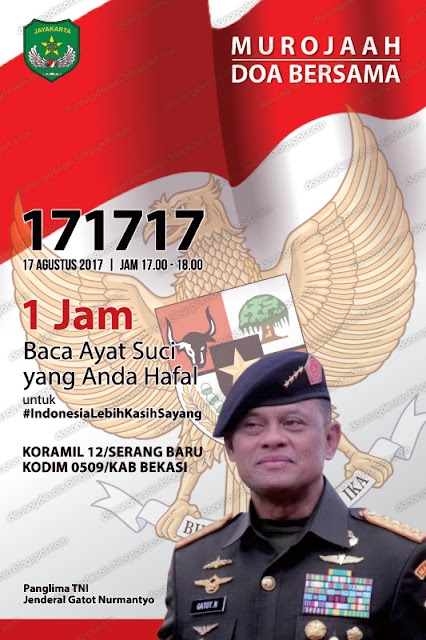 Contoh Desain Spanduk Banner TNI Muroja'ah Doa Bersama 171717 - Contoh ...