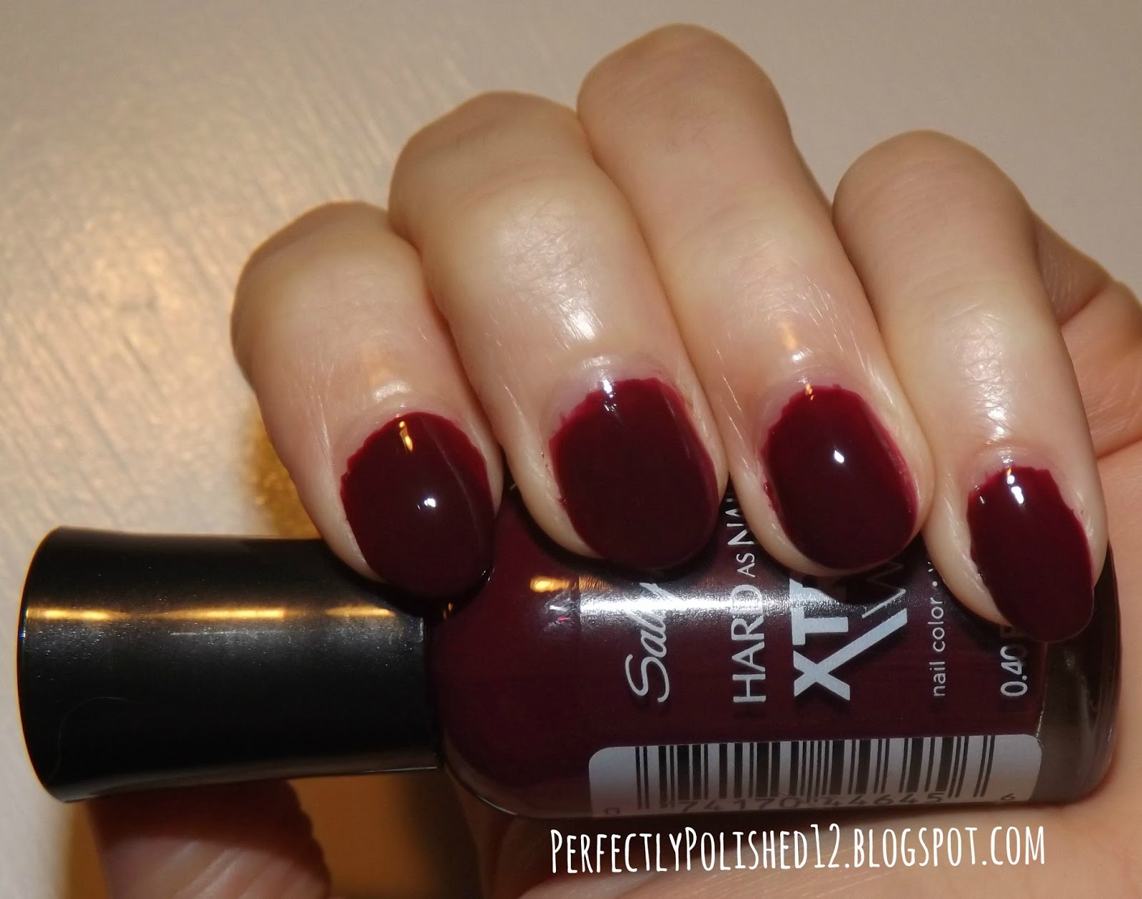 Perfectly Polished 12: Sally Hansen Xtreme Wear "With The Beet"