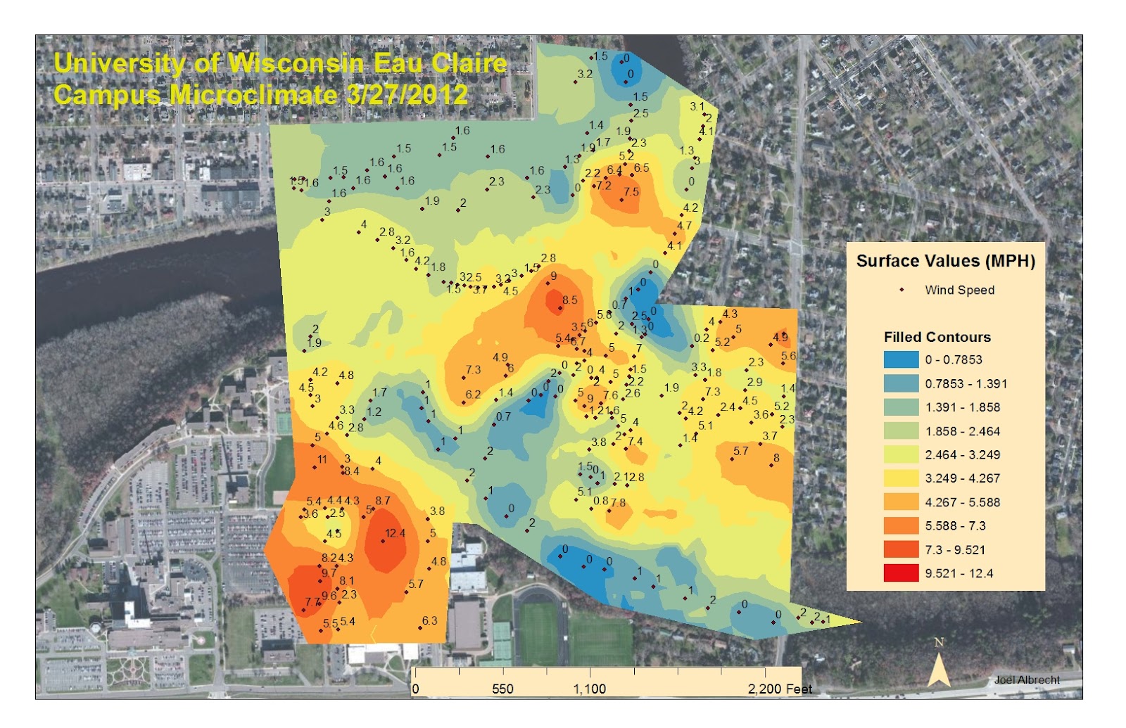 Joel's Geography 341 Weather Blog: Microclimate Maps
