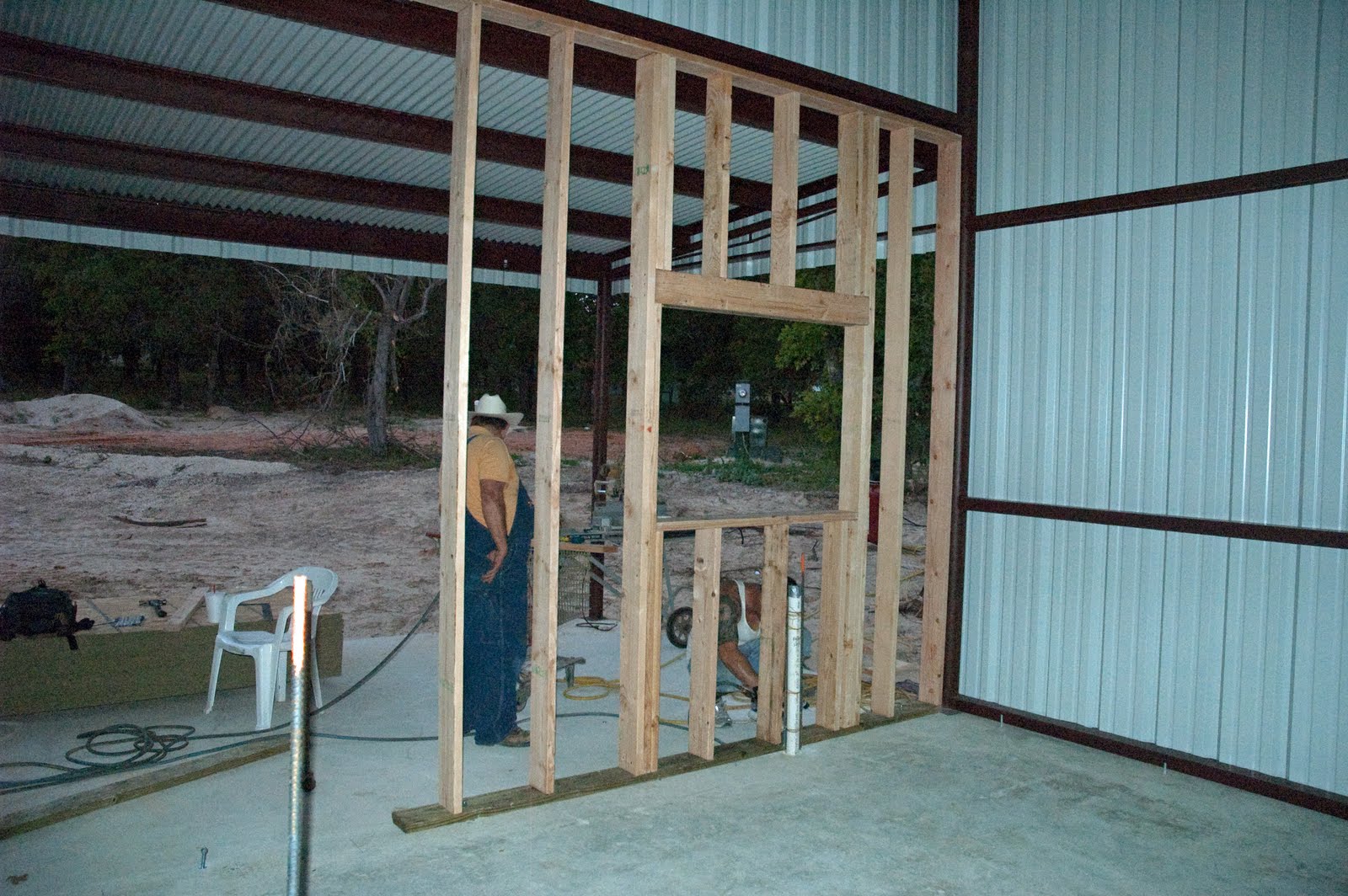 Christie Texas Homestead: Building the Barndominium