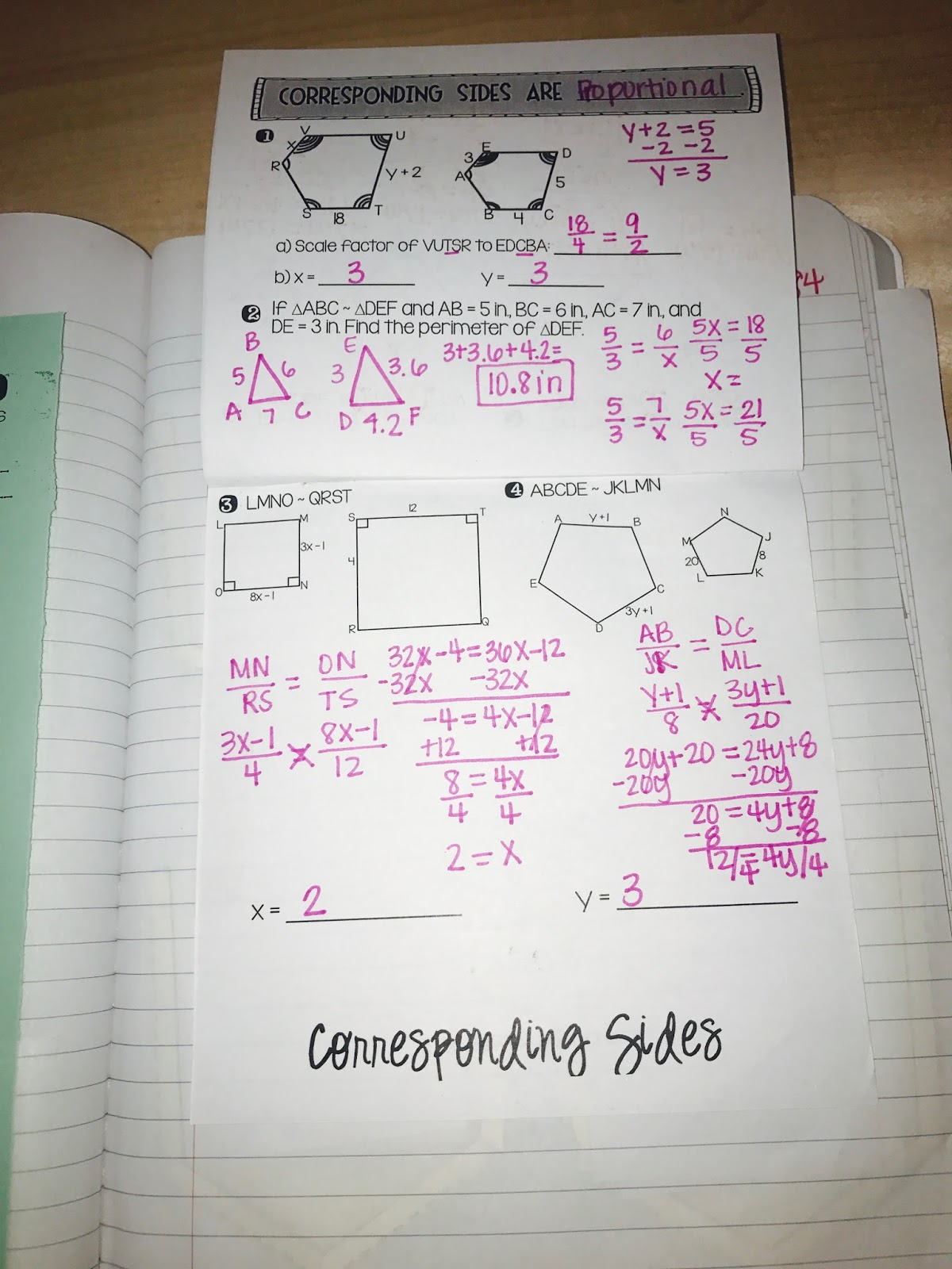 Ratio, Proportions, and Similar Polygons | Mrs. Newell's Math