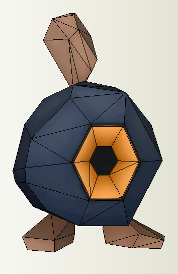 Paper & Craft: Roggenrola papercraft