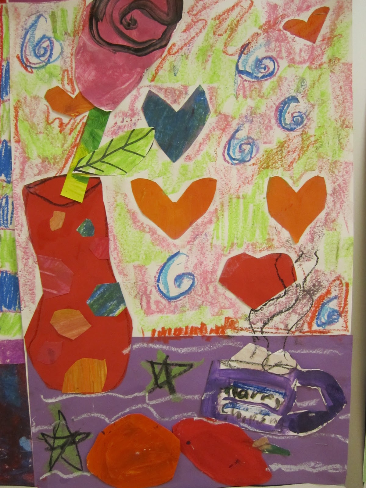 Think Create Art: Henri Matisse Still-Life Collage- 2nd Grade