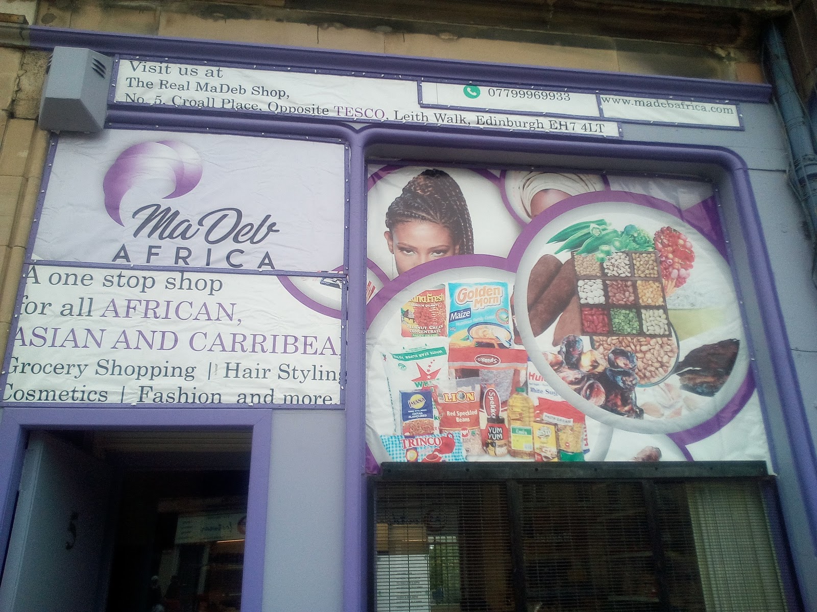 Akin Akintayo: Edinburgh: MaDeb African Shop