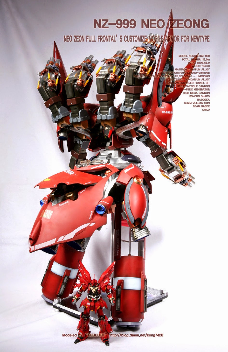 Custom Build: HGUC 1/144 NZ-999 Neo Zeong "Open Hatch Presentation"