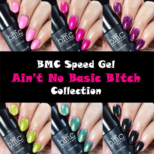 Manic Talons Nail Design: BMC Speed Gel Ain't No Basic B!tch Collection