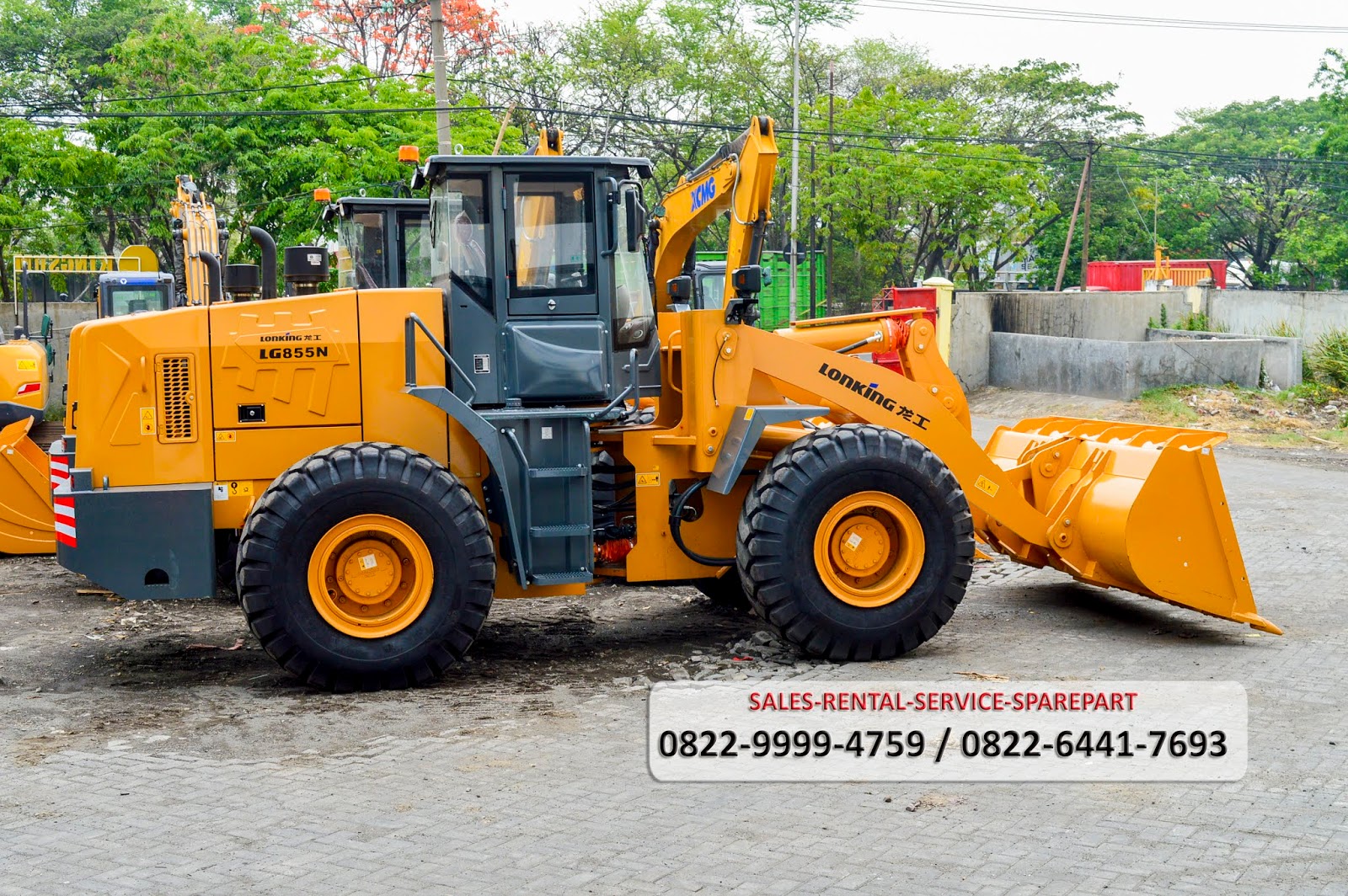 Wheel Loader Lonking LG855N dan ZL50NC 3 kubik Spesifikasi Lengkap
