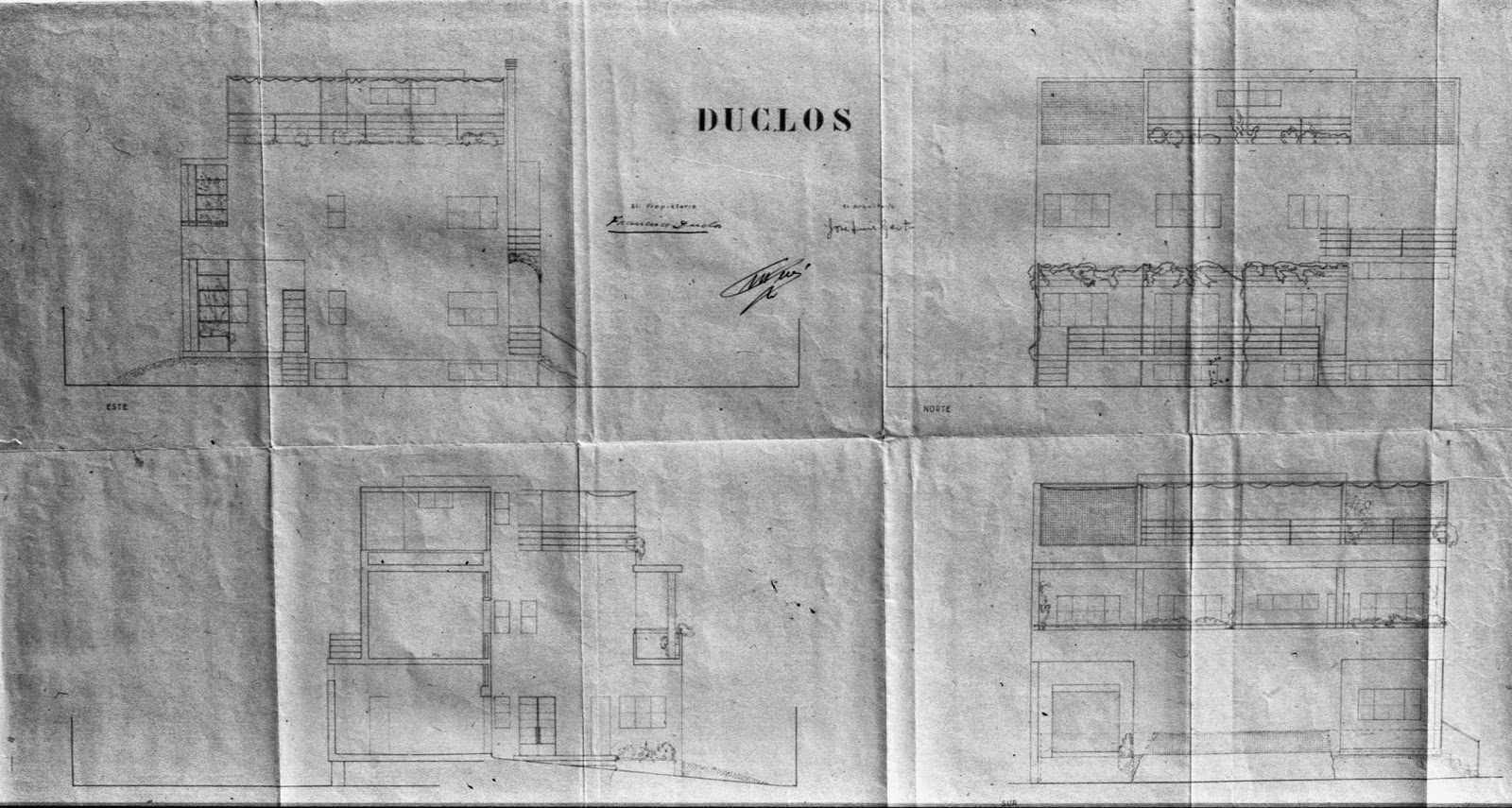 NOSOTROS Y ELLA, LA ARQUITECTURA: La casa Duclós de José Luis Sert