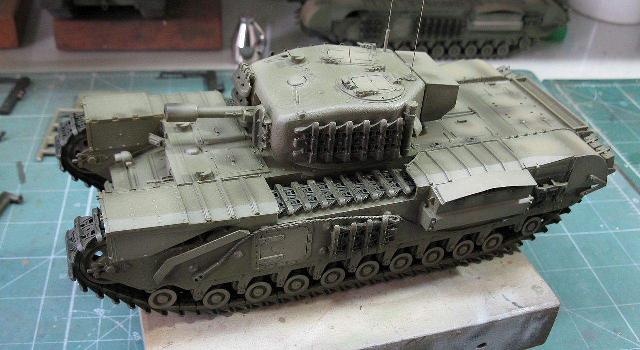Panzerserra Bunker- Military Scale Models in 1/35 scale: Churchill Mk V ...
