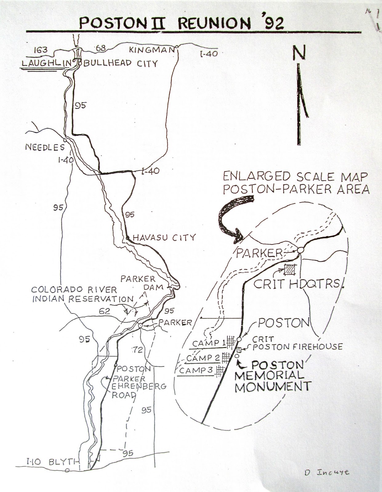 Poston Pilgrimage: MAPS