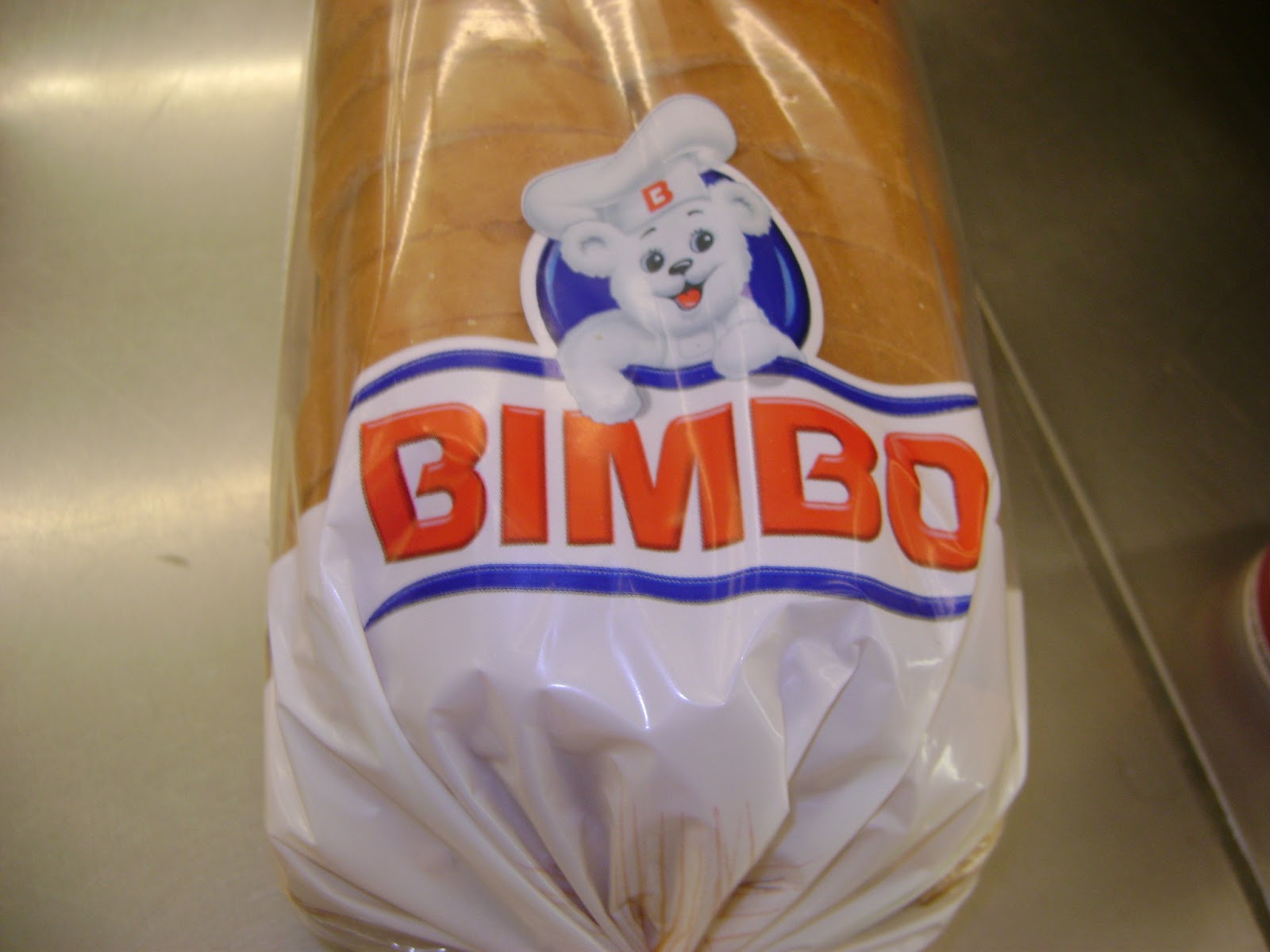 [BIMBO bread] -- (Product name is funny in another language ...