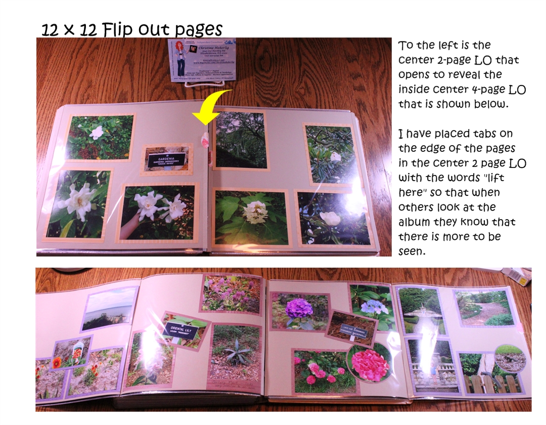 Chris's Crafters Corner: 12 x 12 Flip Out Pages