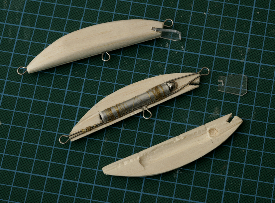 Homemade Fishing Lure Blog: Shifting a bit of weight