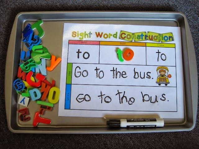 Ms.M's Blog: Read it, Make it, Write it: A Word Work activity.