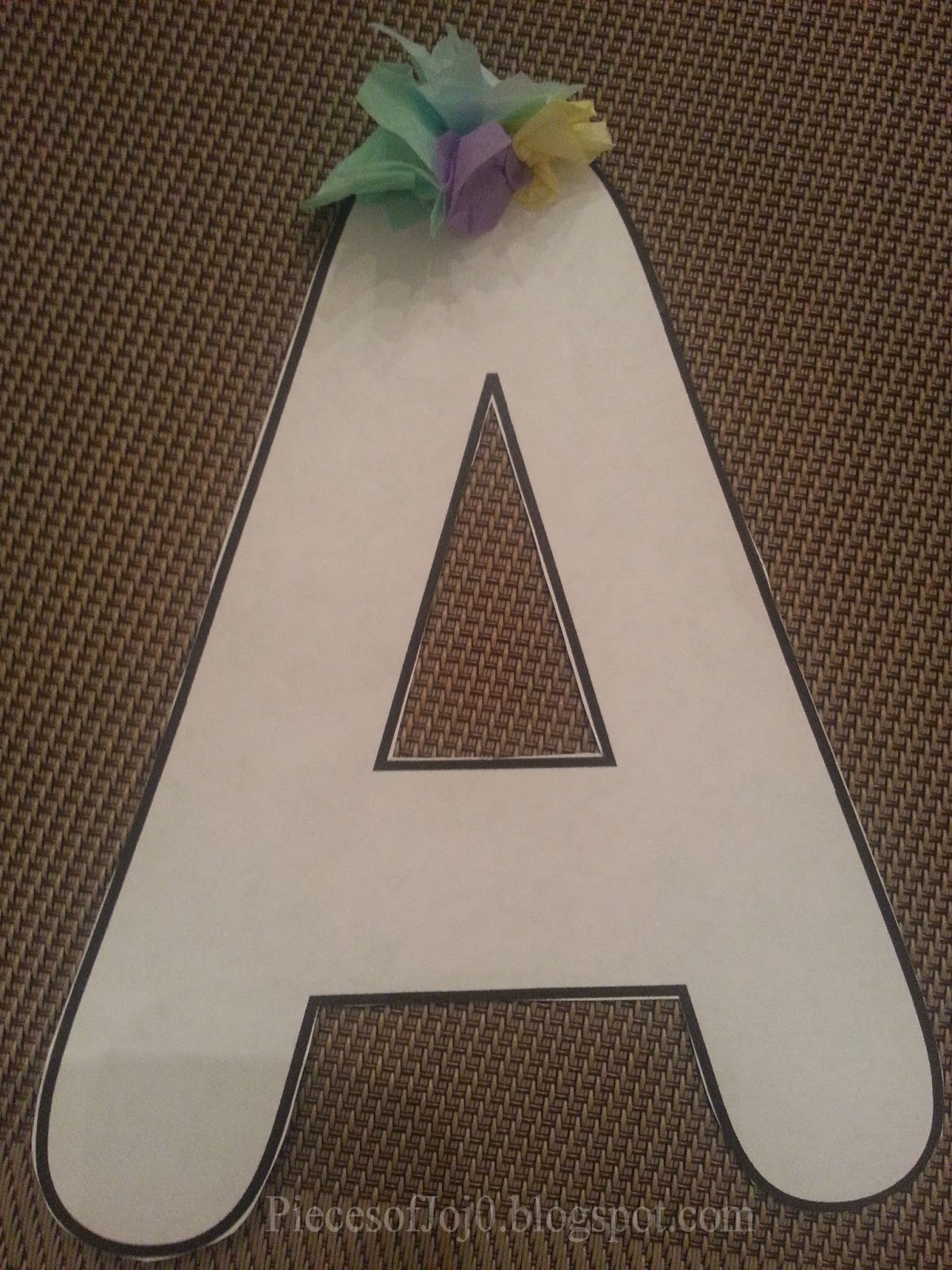 Pieces Of Joj0: Letter A Craft For Preschoolers
